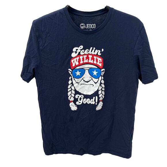 Jedco | Shirts | Jedco Mens Md Willie Nelson Feelin Willie Good ...